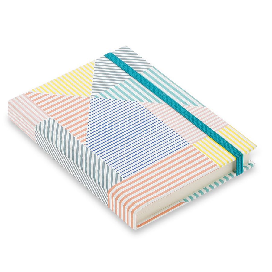 Carnet rayures en papier recyclé Océan | Nature & Découvertes