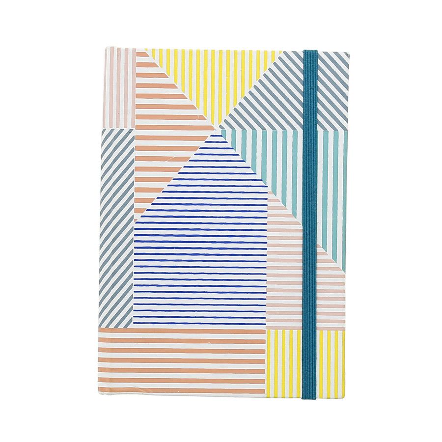 Carnet rayures en papier recyclé Océan | Nature & Découvertes