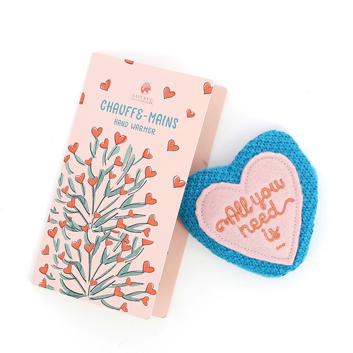 Chauffe-mains coeur St Valentin