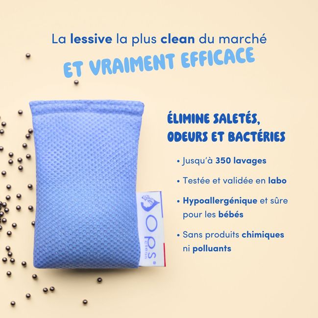Lessive solide écologique Ops Clean | Nature & Découvertes
