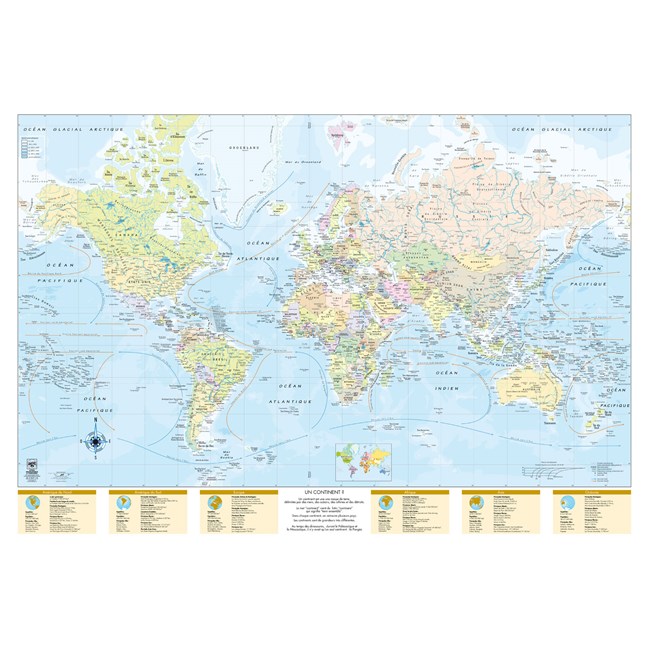 Planisphère politique | Nature & Découvertes