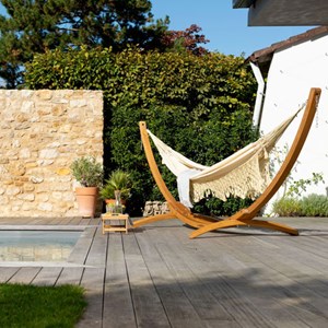 Support de hamac en bois FSC