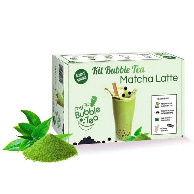 Coffret bubble tea Matcha Latte