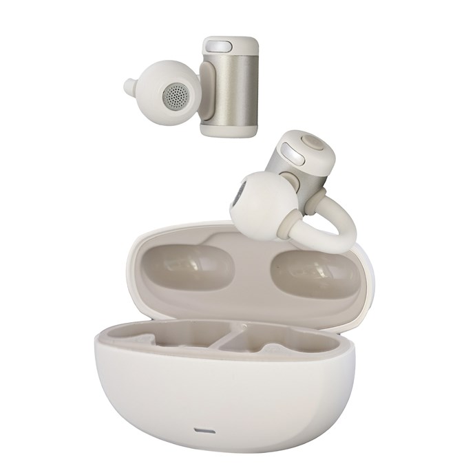 T'nb - écouteurs sport sans fil energy zen à clip, confortables - beige