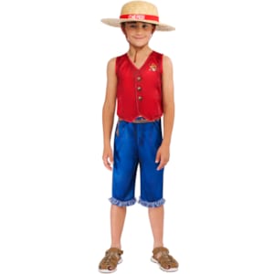 Déguisement luffy one piece 9-10 ans