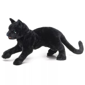 Marionnette à main chat noir