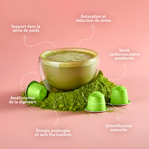 10 capsules matcha cérémonie compatibles nespresso - bobo matcha