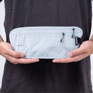 Pochette de sécurité cocoon rfid travel waist wallet grise