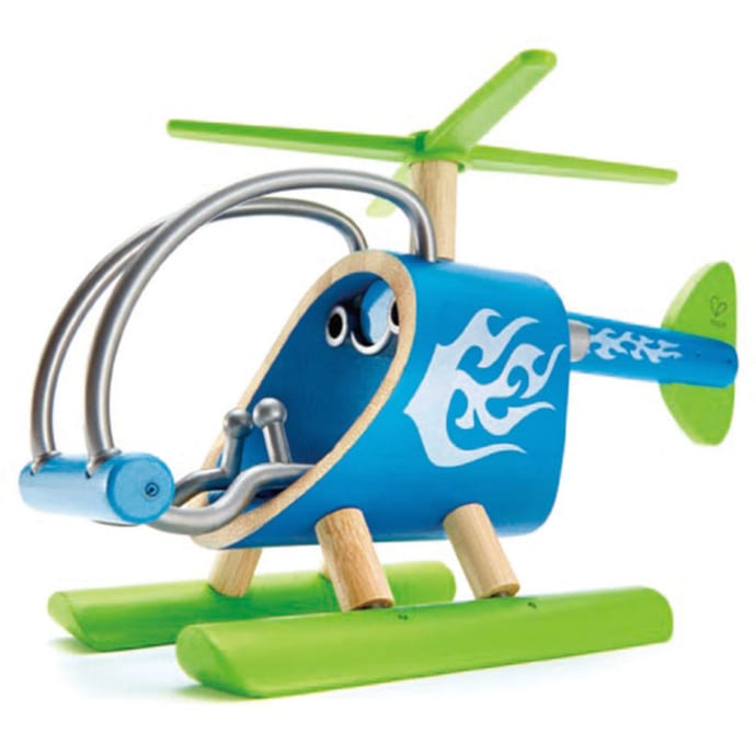 E-copter by hape hélicoptère en bambou
