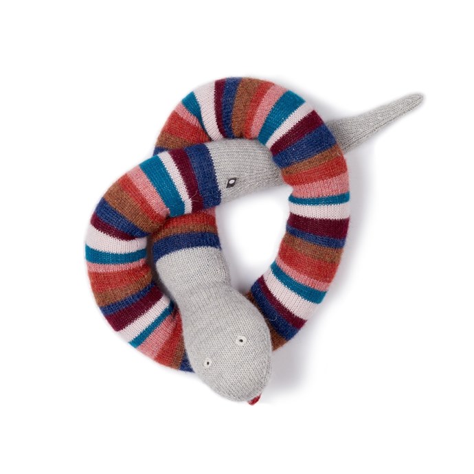 Serpent géant en alpaga multicolore | Nature & Découvertes