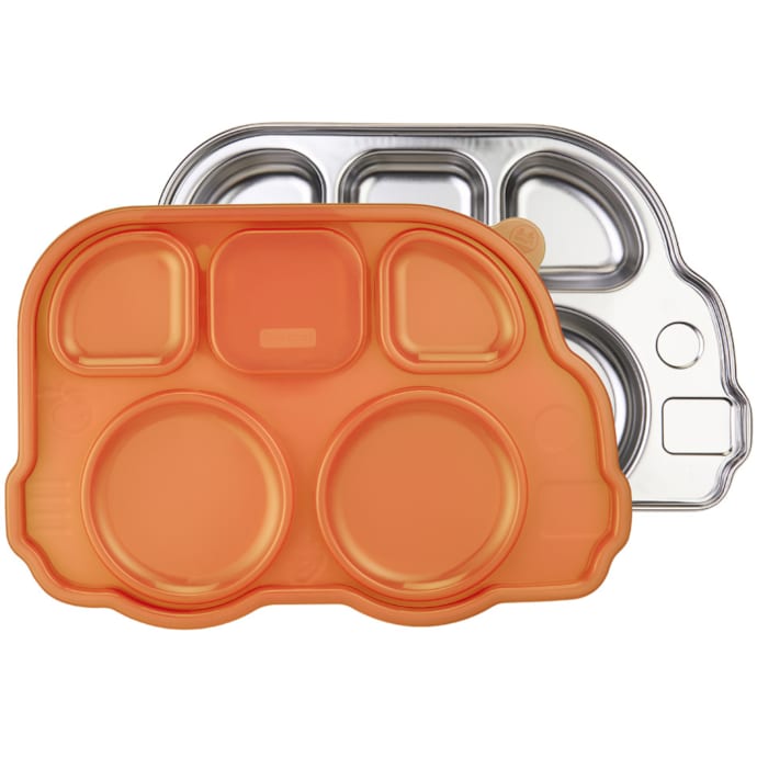 Plateau repas en inox avec couvercle inn