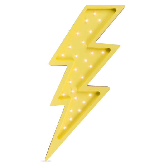 Lampe veilleuse éclair jaune
