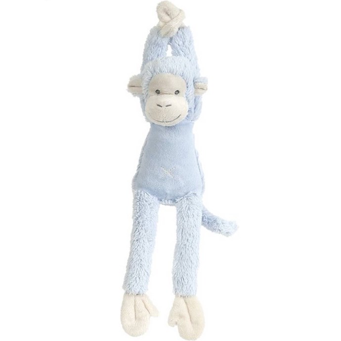 Peluche musicale singe bleu