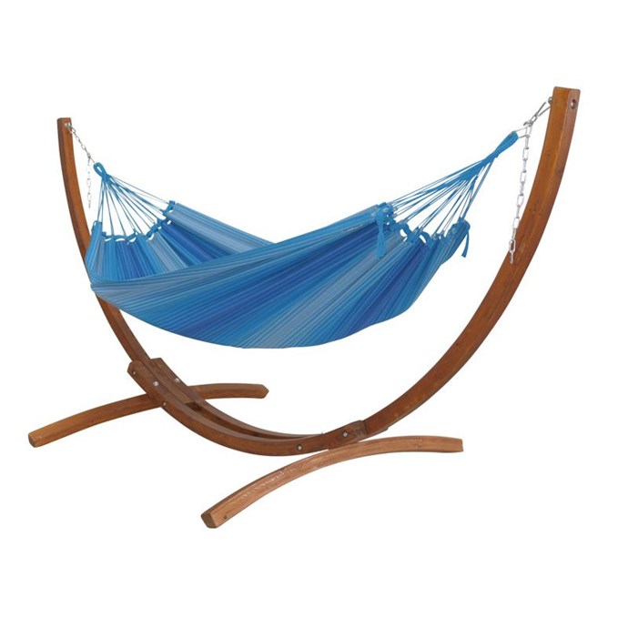 Hamac sur pied latino relax l 3 azules | Nature & Découvertes