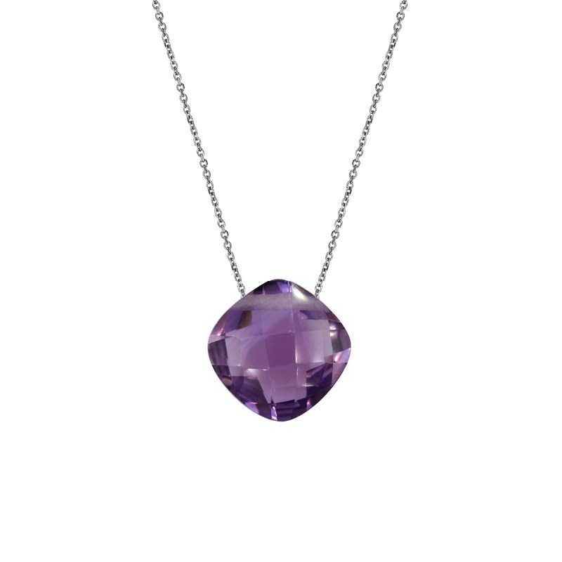 Collier argent amethyste - Nature & Découvertes
