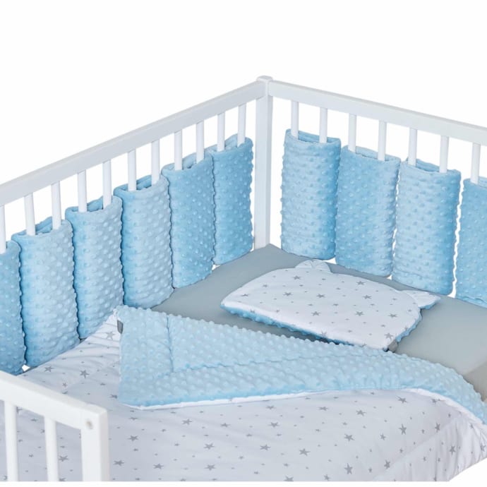 Tour de lit 10 pièces modulable minky