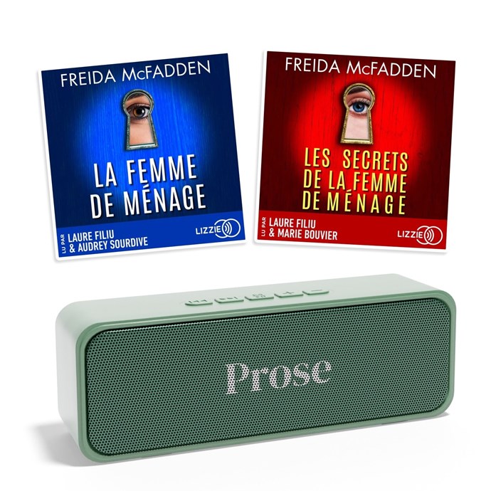 Coffret livre audio - la femme de ménage