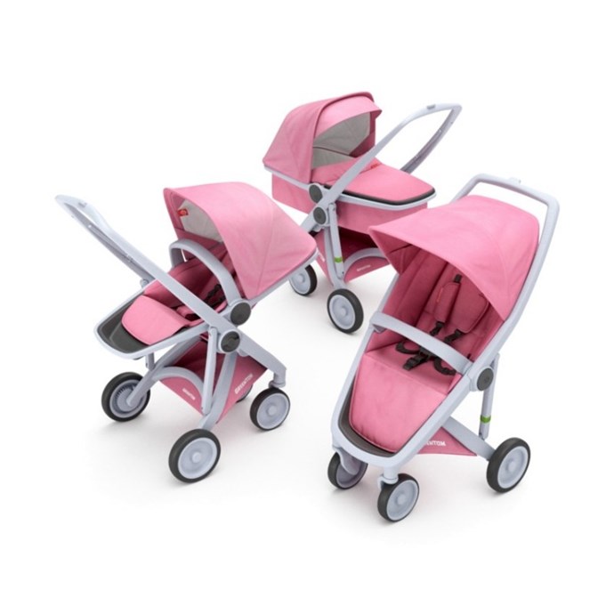 Greentom - poussette rose écologique upp