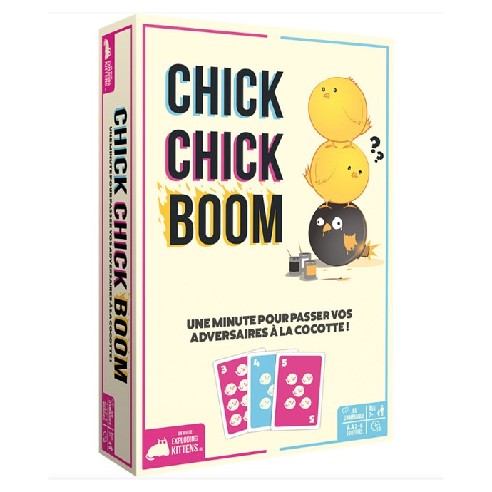 Chick chick boom - jeu de carte