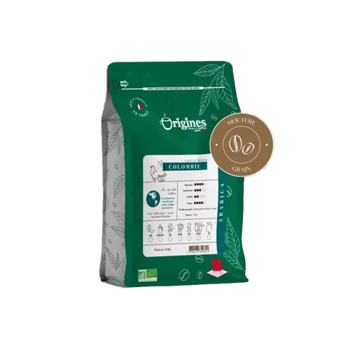Café bio - colombie sierra nevada - pur arabica - grain 250g