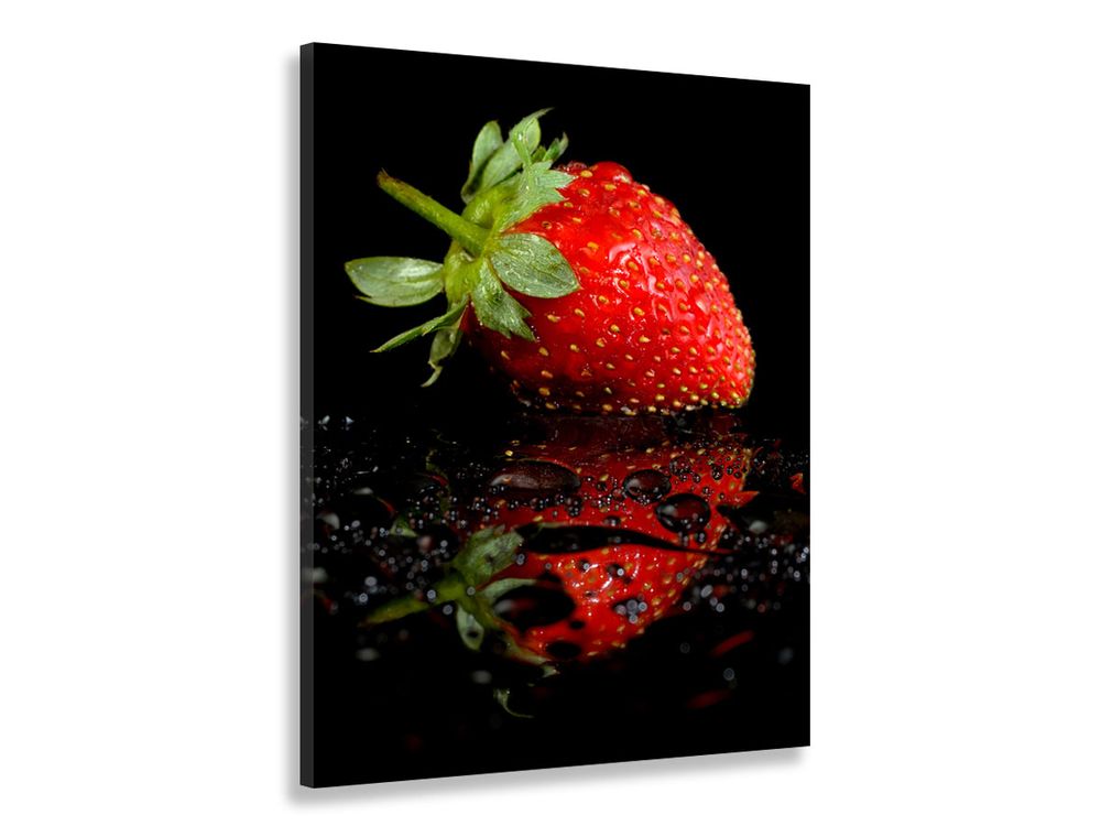Tableau design le reflet de la fraise | Nature & Découvertes