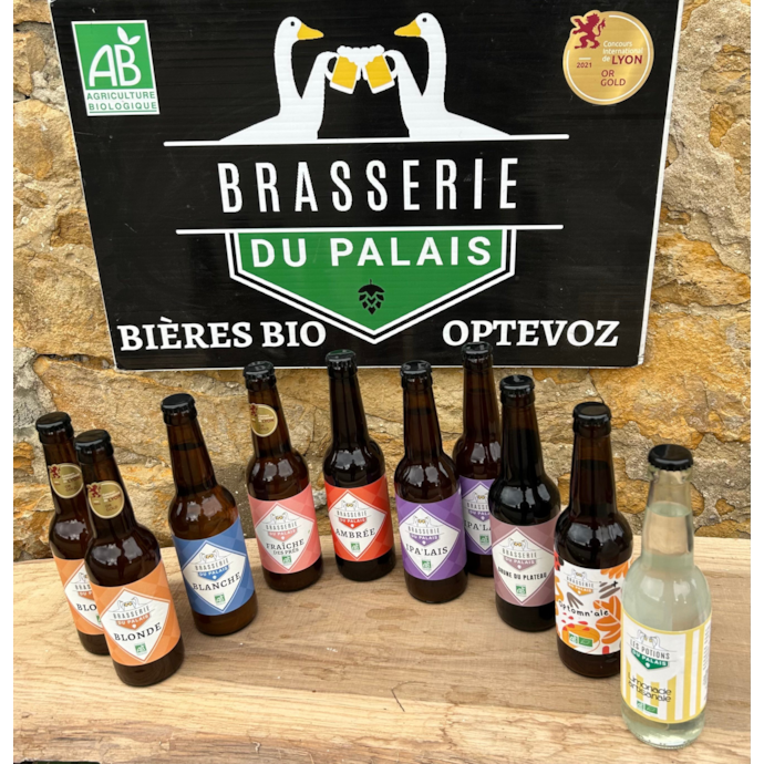 Coffret decouverte bières bio 10x33cl