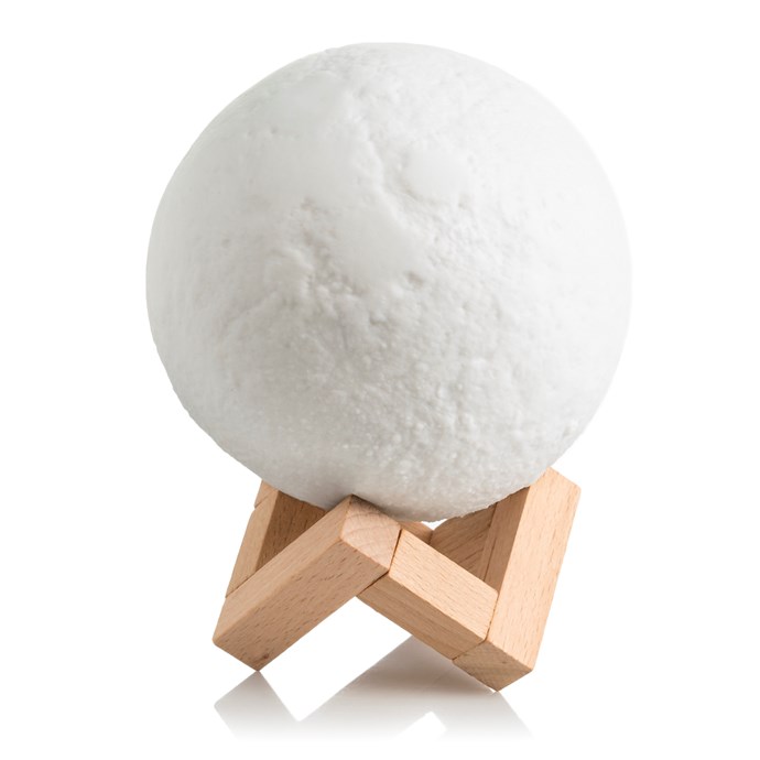 Lampe lunaire moon light multicolore. Modes d'éclairage; 10 cms.