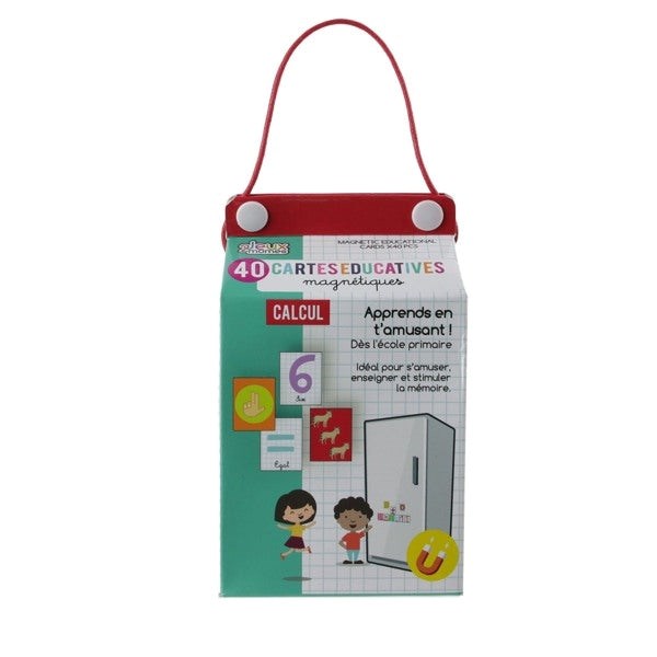 Carte educative aimantee x40 calcul | Nature & Découvertes
