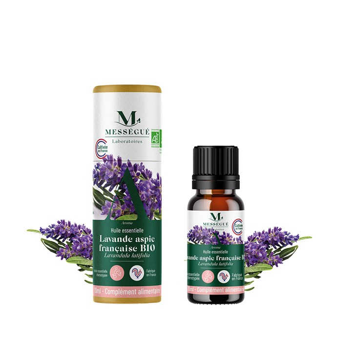 Huile essentielle lavande aspic bio - origine france 10 ml