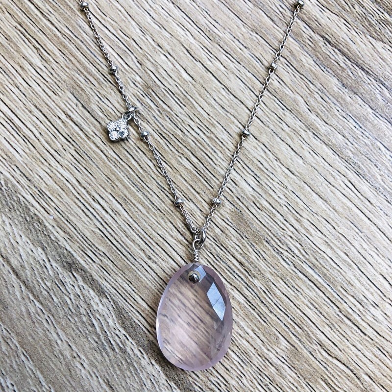 Quartz rose collier - Nature & Découvertes