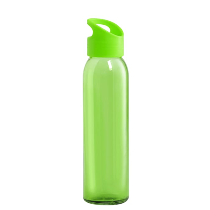 Tinof bidon de 470ml avec corps en verre et bouchon à vis en pp, sans bpa.