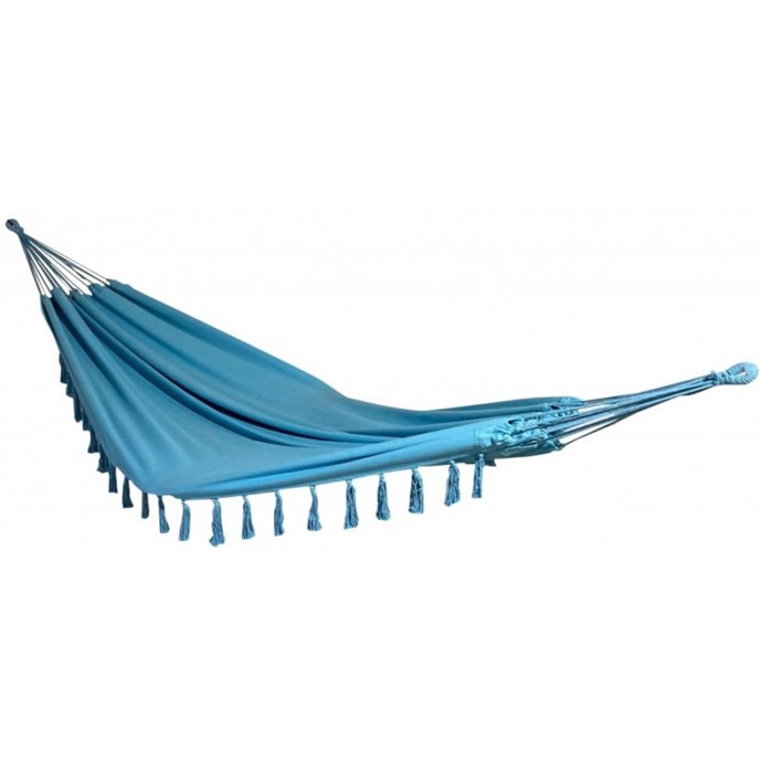 Hamac deux places détente bleu