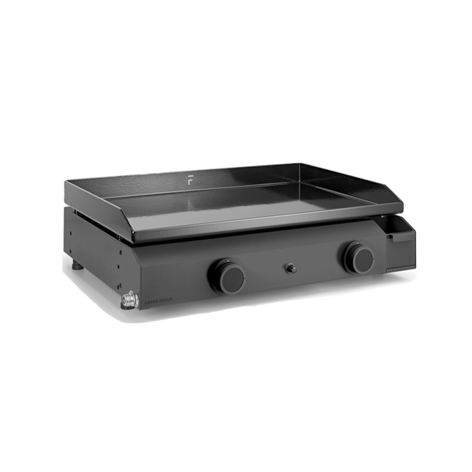Plancha gaz base 60 en acier - forge adour