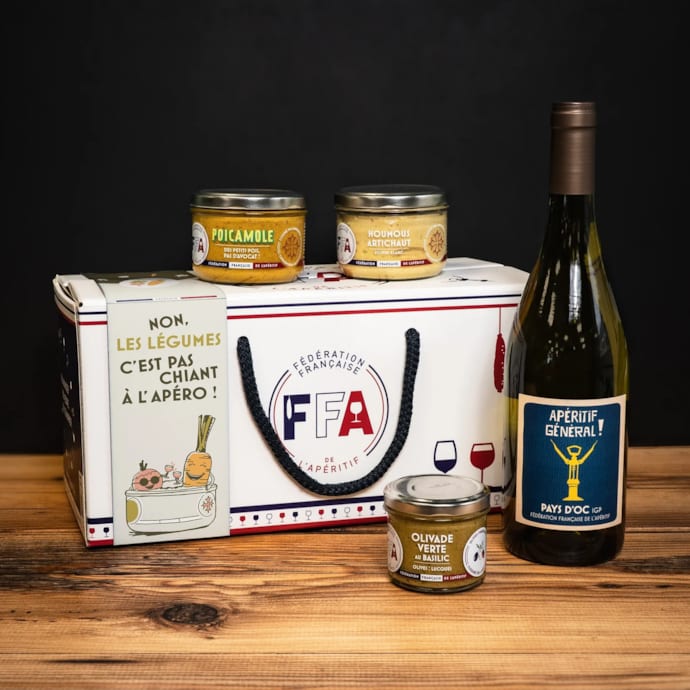 Coffret - l'apéro végé - non, les légumes c'est pas chiant à l'apéro