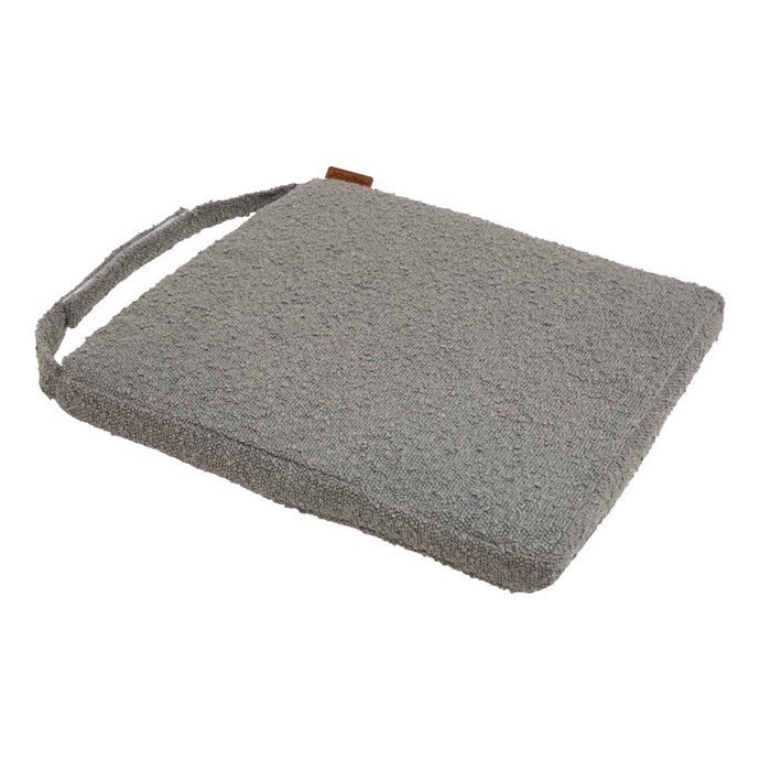 Galette de chaise solfia ardoise - 40 x 40 cm - hespéride