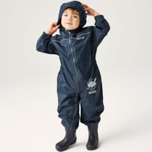 Combinaison imperméable enfant regatta puddle iv bleu marine