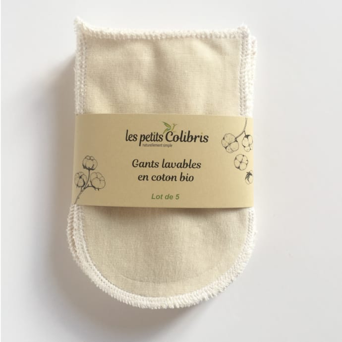 Gants lavables pour le change