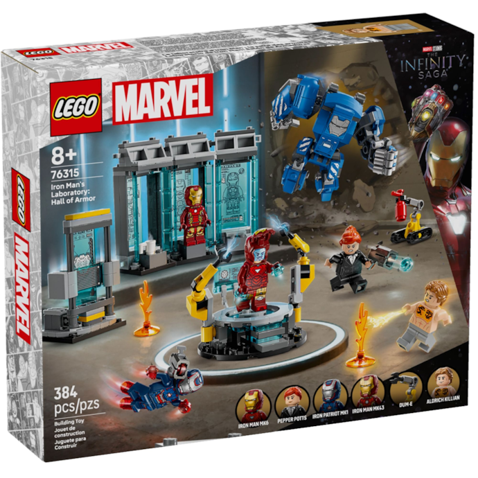 Lego marvel - labo iron man : armures - 76315