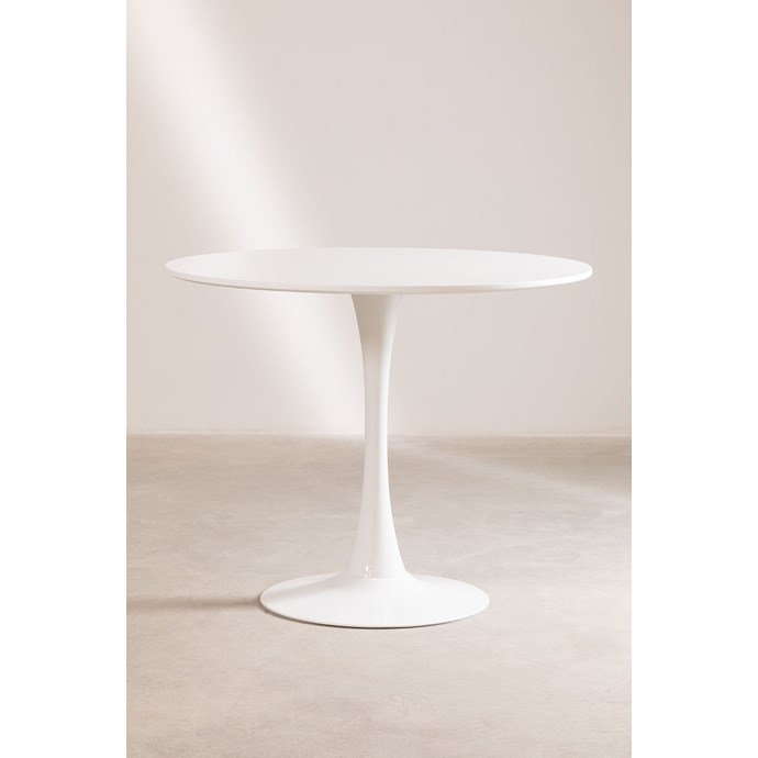 Table tulipe blanc 90cm | Nature & Découvertes