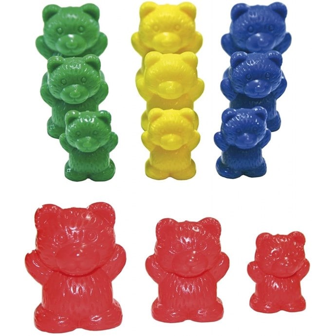 96 oursons de tri 4 couleurs | Nature & Découvertes