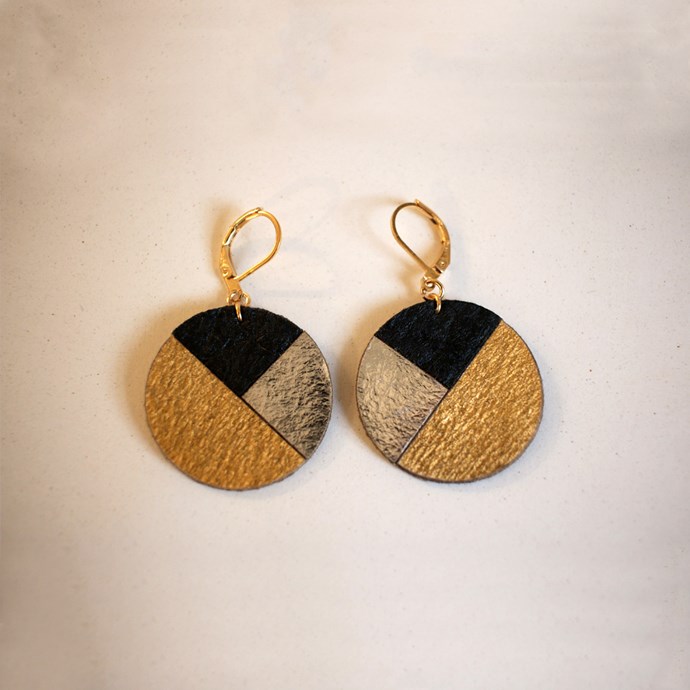 Boucles d'oreilles angela doré