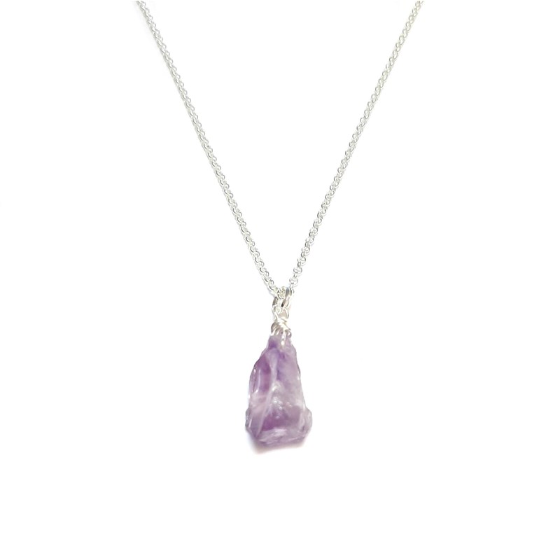 Collier argent amethyste - Nature & Découvertes