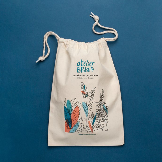 Le grand pochon en coton bio | Nature & Découvertes