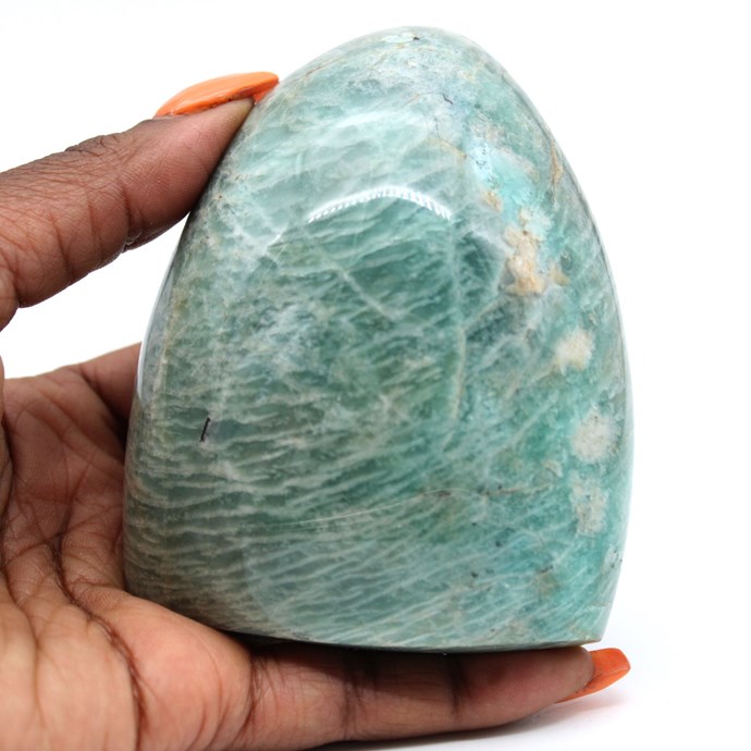 Amazonite 420gr 90mm de madagascar | Nature & Découvertes