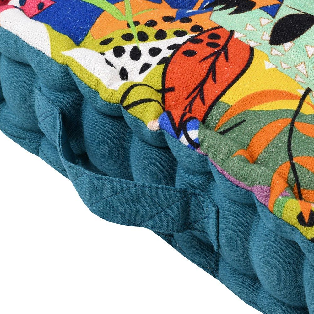 Coussin de sol 45x45 cm popart canard co | Nature & Découvertes