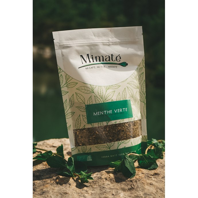 Yerba maté saveur menthe verte 250g