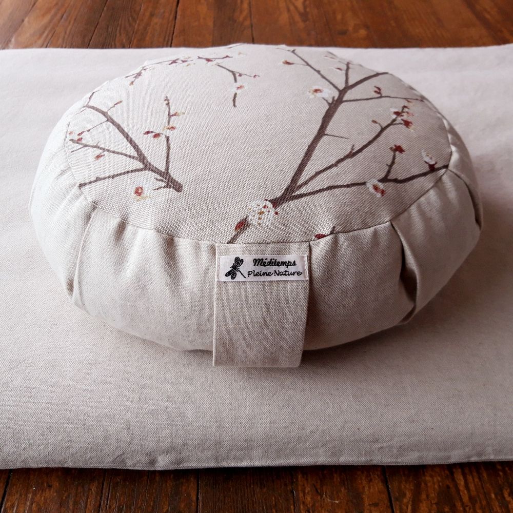 Ensemble zafu & zabuton artisanal | Nature & Découvertes