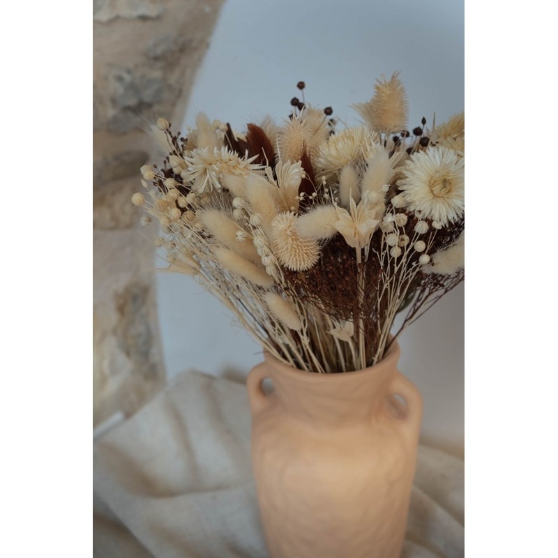 Bouquet de fleurs beige - Nature & Découvertes