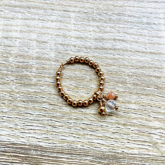 Bague adèle cristal de roche | Nature & Découvertes