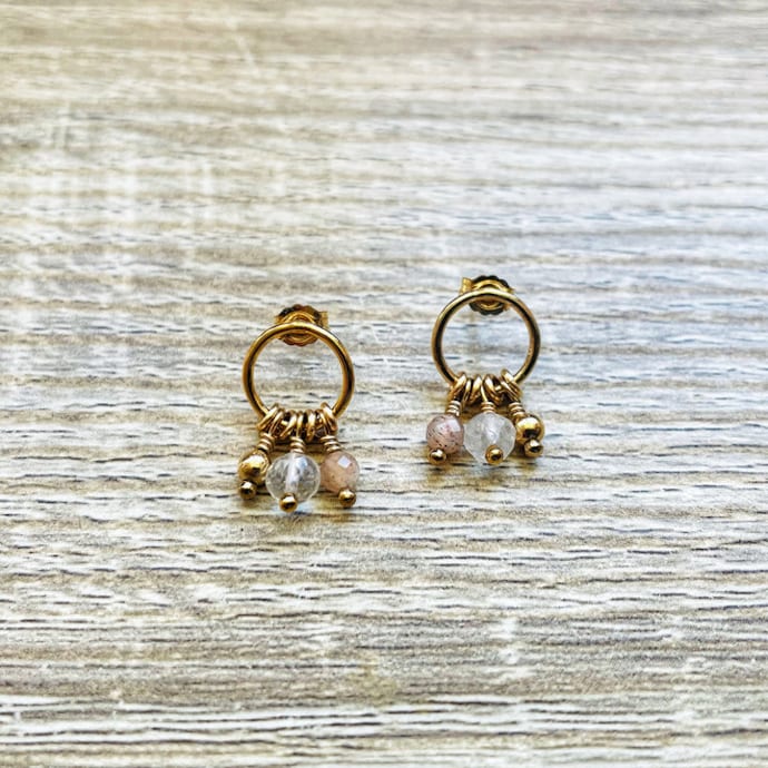 Boucles adèle cristal de roche